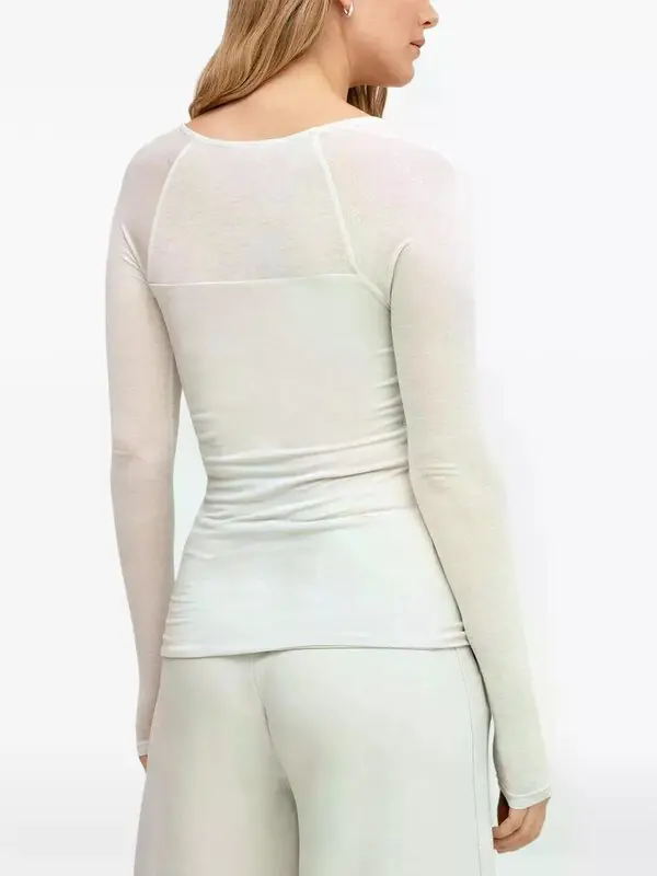 MARCELLA Square Neck Long Sleeve Top