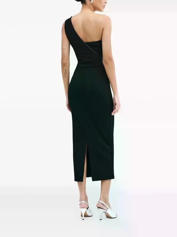 MARCELLA Nina One-shoulder Midi Dress