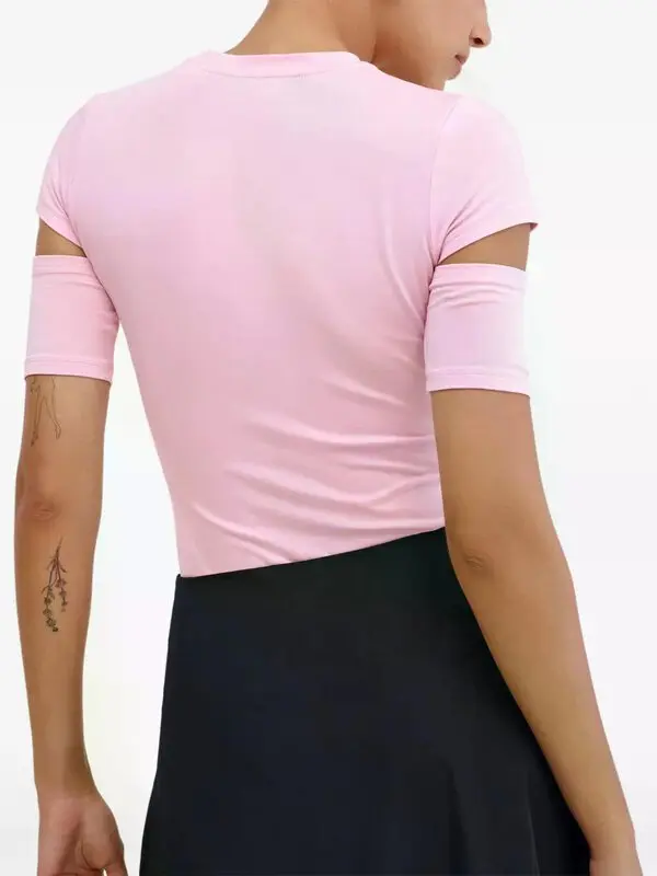 MARCELLA Esme Cut-out Detail T-shirt - Pink