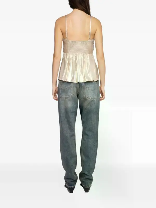 Zadig&Voltaire Cippie Satin Bustier Blouse