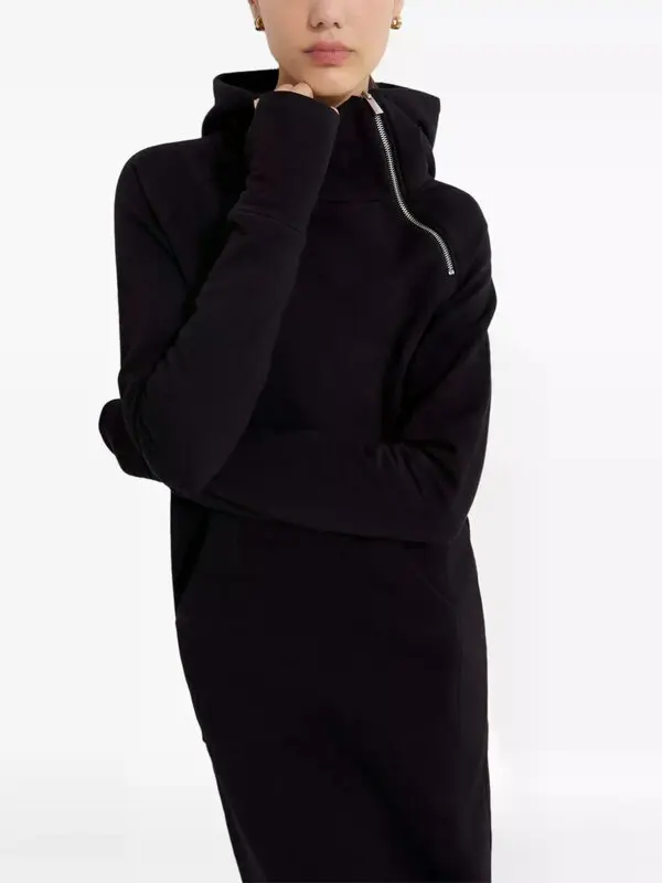 MARCELLA Tompkins Zip-detail Hooded Midi Dress