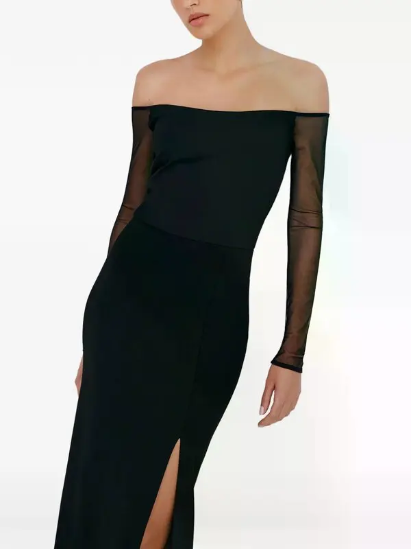 MARCELLA Marian Off-shoulder Maxi Dress With Slit