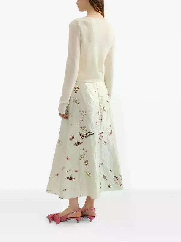 Erdem Embellished Crew-neck Cardigan