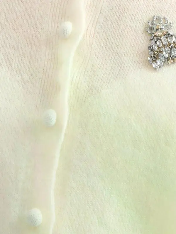 Erdem Embellished Crew-neck Cardigan