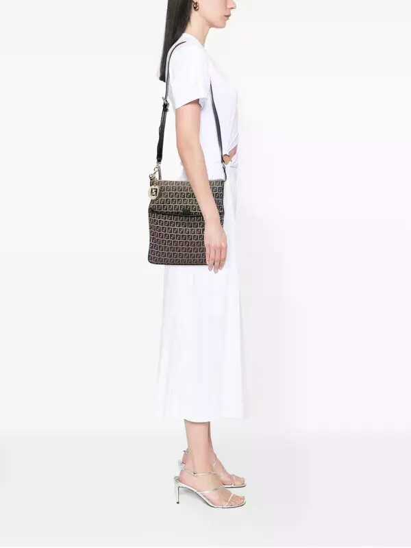 Fendi Zucchino Canvas Crossbody Bag