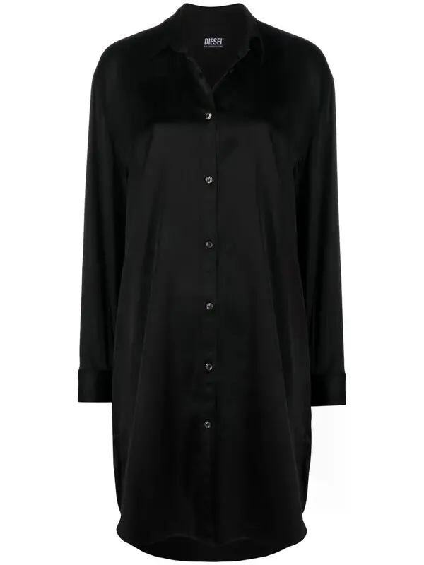 DIESEL® Logo Shirt Dress