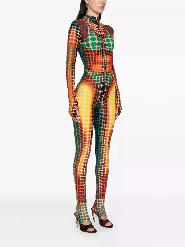JEAN PAUL GAULTIER All-in-one With Dotted Pattern - Orange