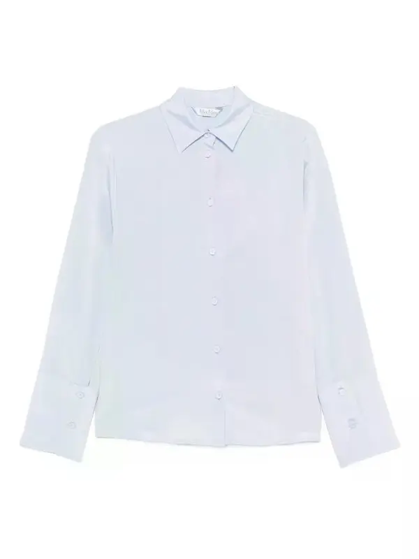 Max Mara Classic Collar Shirt - Blue
