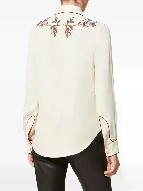 Isabel Marant Étoile Yzea Beaded Embroidered Shirt