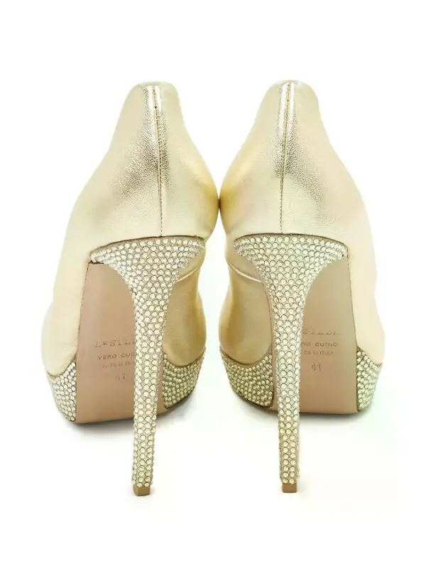 LE SILLA Crystal-embellished Platform Stiletto Sandals