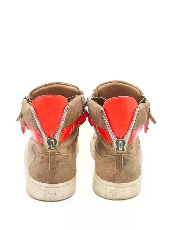 GIUSEPPE ZANOTTI Suede High Top Sneakers