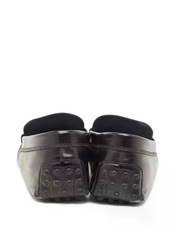TOD'S Leather Loafers With Buckle Detail