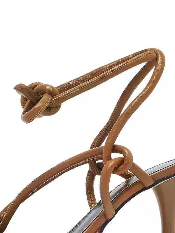 Proenza Schouler 95mm Knotted Leather Sandals
