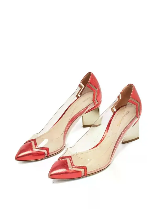 NICHOLAS KIRKWOOD Zig Zag Clear Pumps