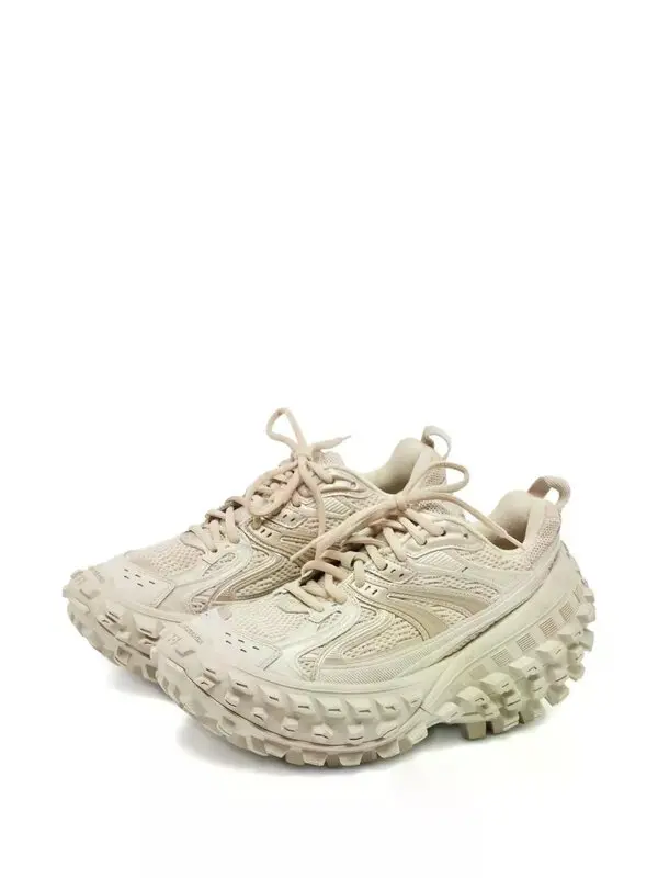 Balenciaga Beige Faux-leather Chunky Sole Sneakers
