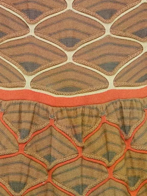 Missoni Patterned Long Sleeve Mini Dress