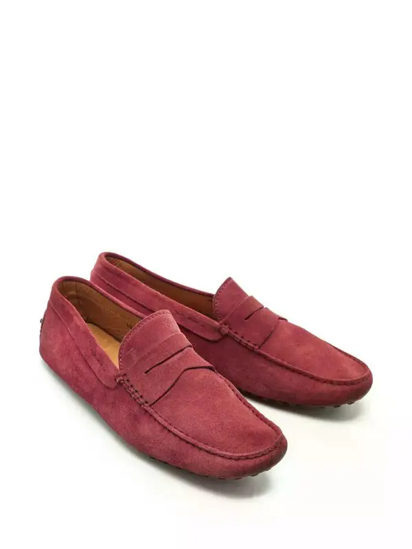 TOD'S Suede Penny Loafers
