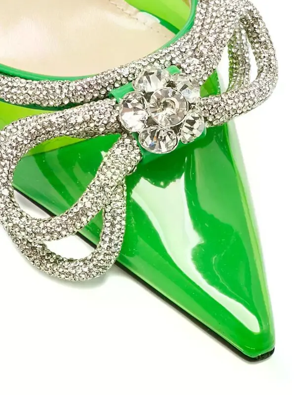 Mach & Mach 100mm Crystal-embellished Heeled Pumps