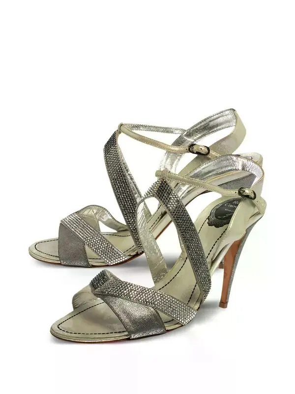 Rene Caovilla 105mm Crystal-embellished Sandals