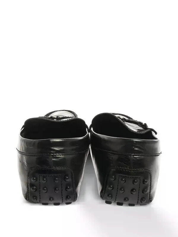 TOD'S Double-t Loafers With Metallic Embellishment