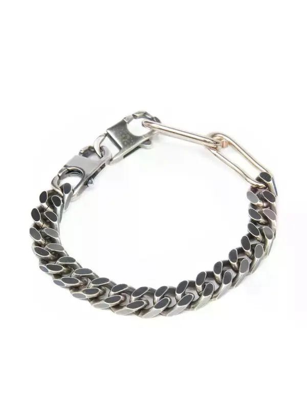 MAISON MARGIELA Burnished Chain Link Bracelet - Silver