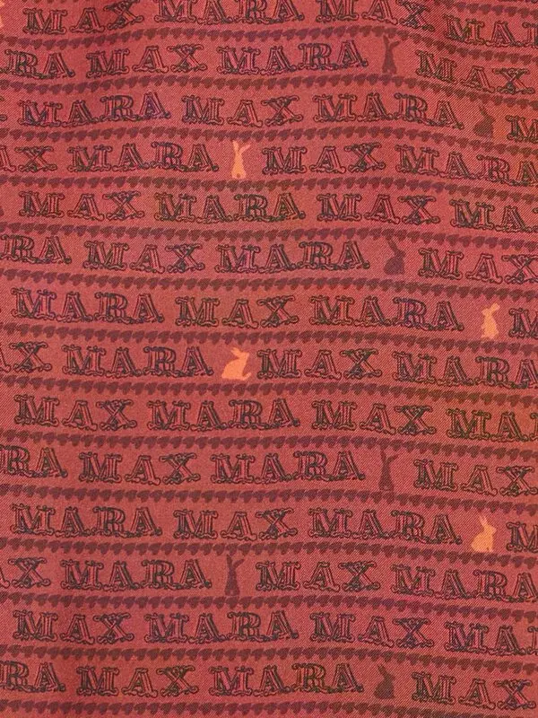 Max Mara Long Sleeve Crew Neck All-over Print Top