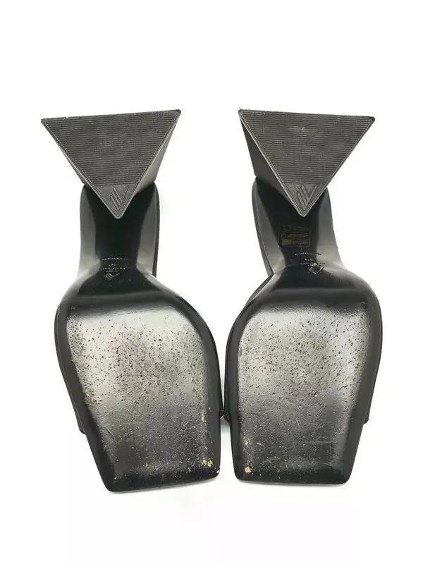Attico 2024 Devon Mules - Black