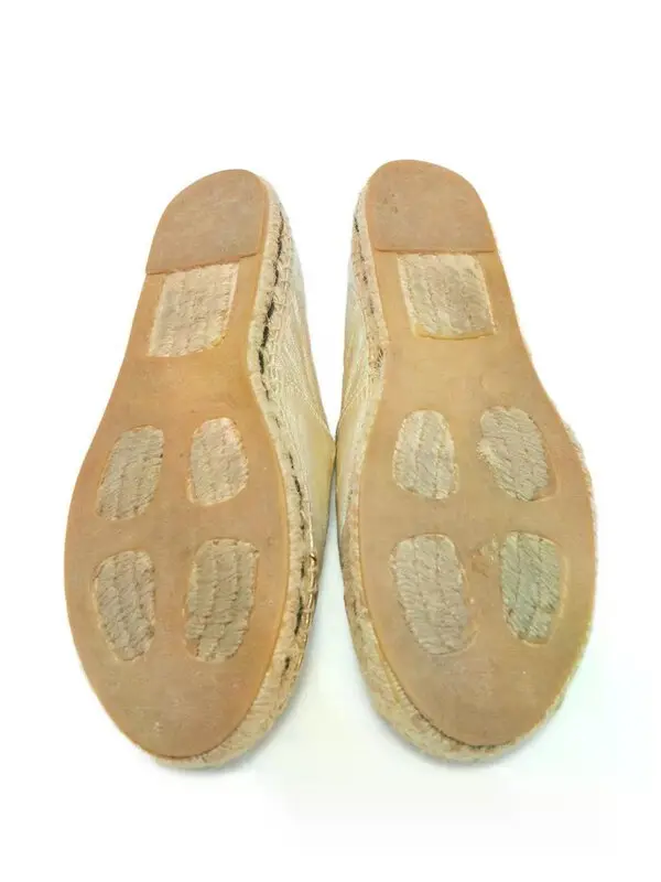 Carolina Herrera Leather Espadrilles
