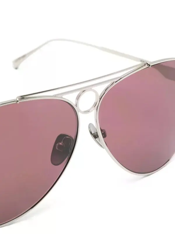 FACE.HIDE Hunter Pilot Sunglasses - Silver
