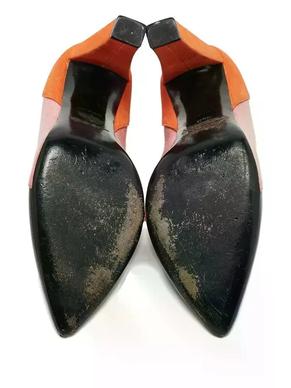 Balenciaga Lizard Embossed Leather Pumps