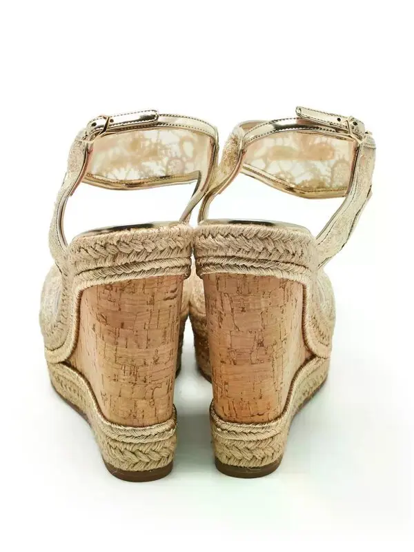 NICHOLAS KIRKWOOD Lace Wedge Espadrilles