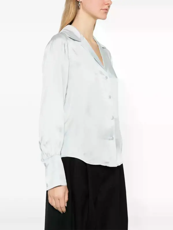 ANINE BING Bethany Buttoned Shirt - Blue