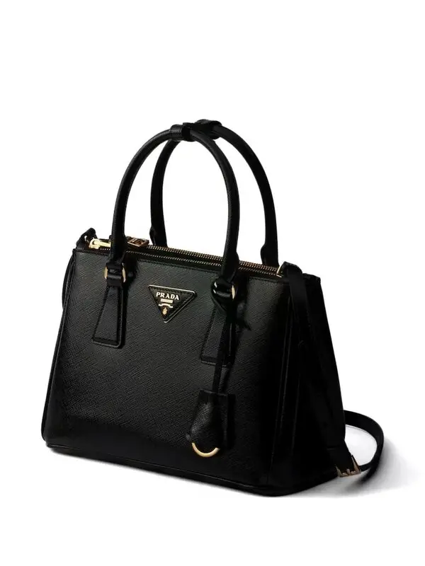 Prada Galleria Leather Tote Bag - Black