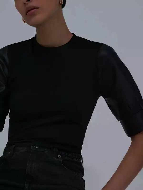 MARCELLA Trove Puff-sleeve Top