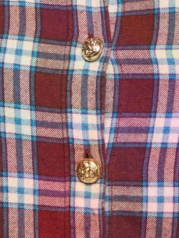 Burberry Check Pattern Shirt