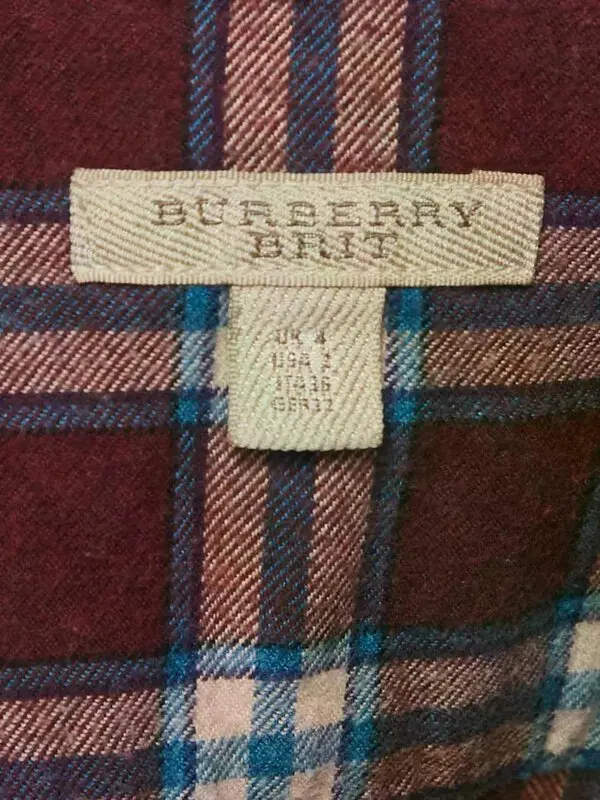 Burberry Check Pattern Shirt