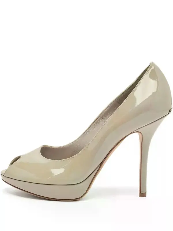 Dior Peep-toe Platform Stiletto Heel Pumps