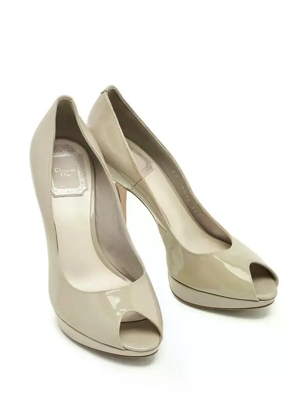 Dior Peep-toe Platform Stiletto Heel Pumps