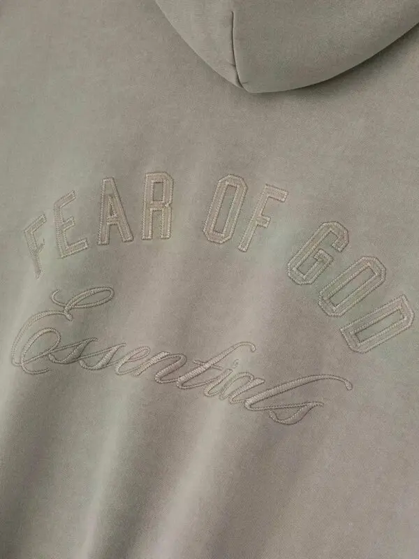 Fear Of God Classic Embroidered Hoodie - Grey