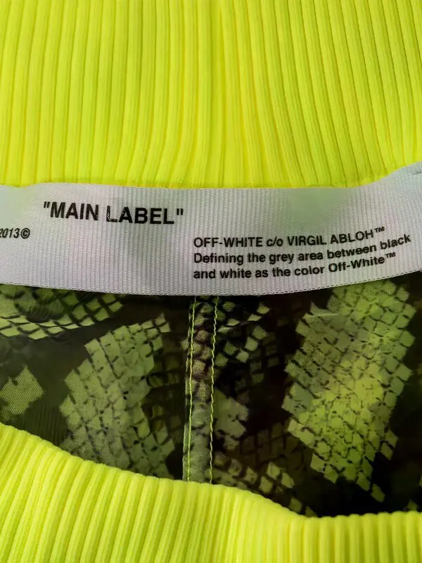 Off-White Snake Print Track Pants