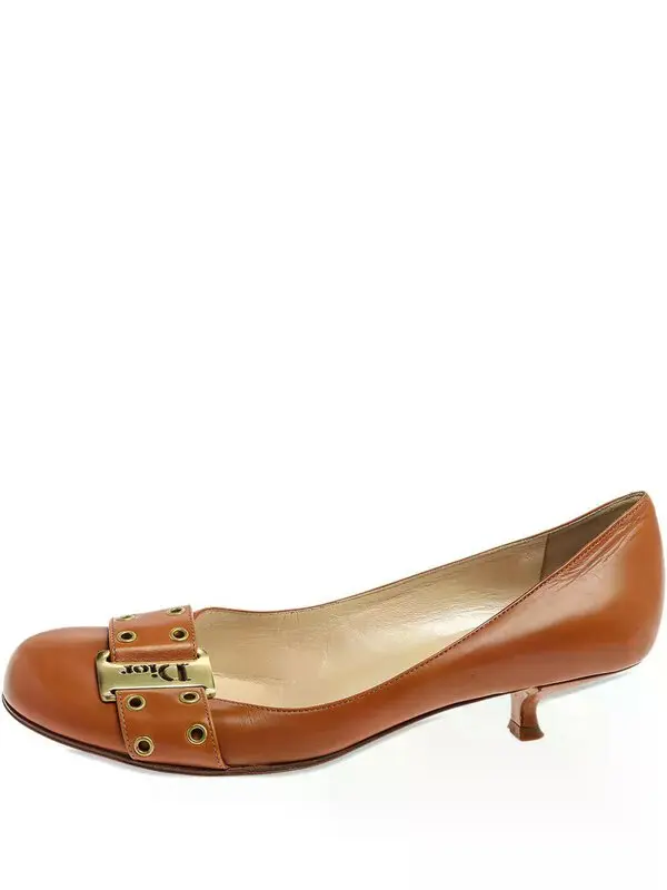 Dior Buckled Leather Pumps