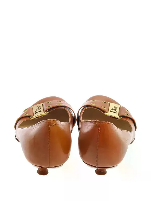 Dior Buckled Leather Pumps
