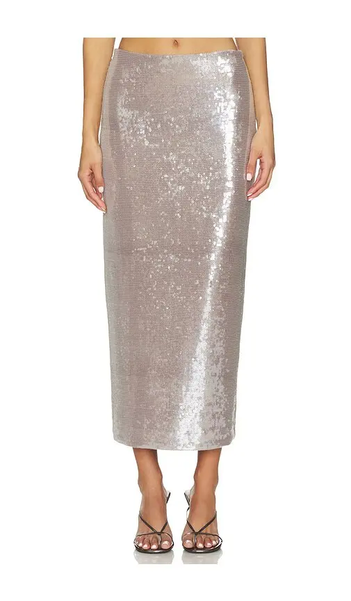 ELODIE THE LABEL Belinda Sequin Skirt