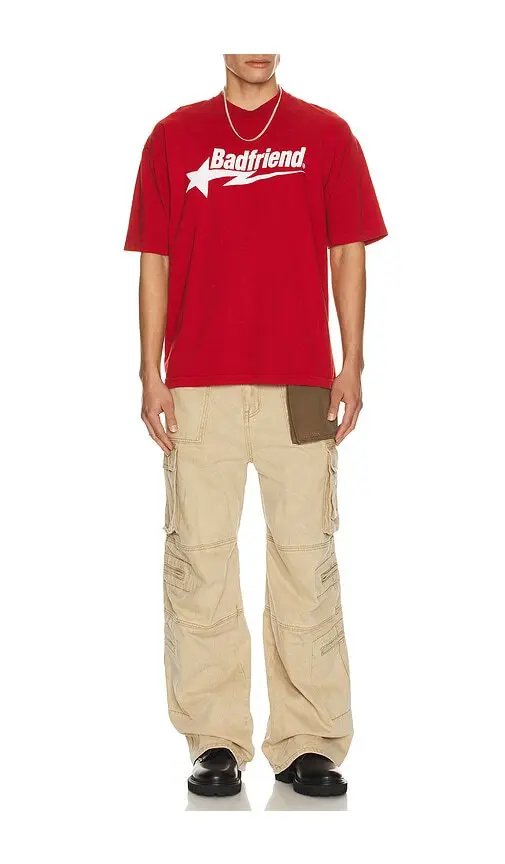 BADFRIEND Star Logo Tee In . Also