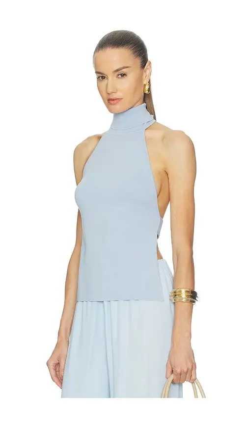 Cult Gaia Wake Top In . Also - Blue