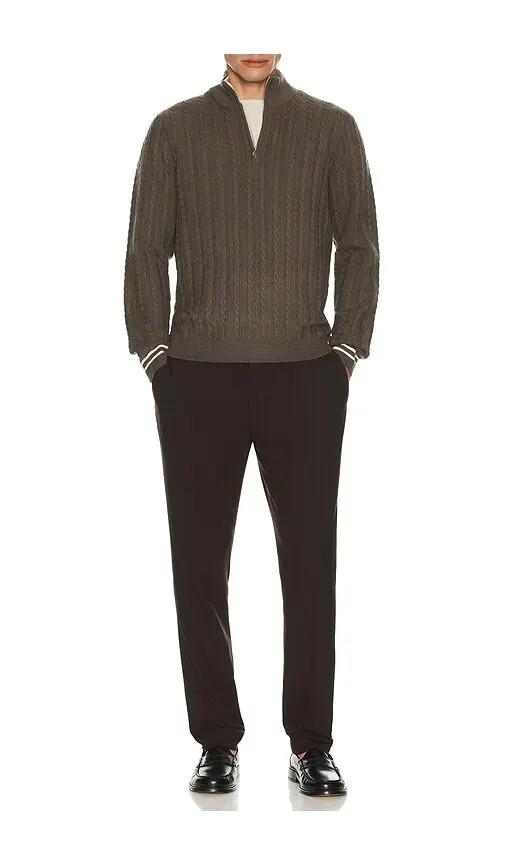 REISS Tuscano Quarter Zip Sweater
