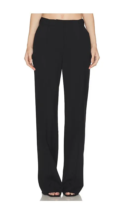 HAELO Flex Waist Tailored Trouser - Black