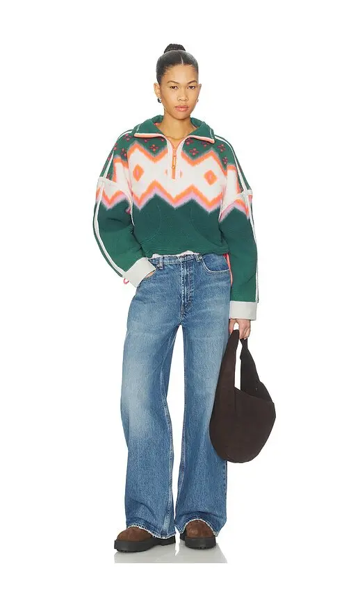 Free People X Printed Mountain High Sweater