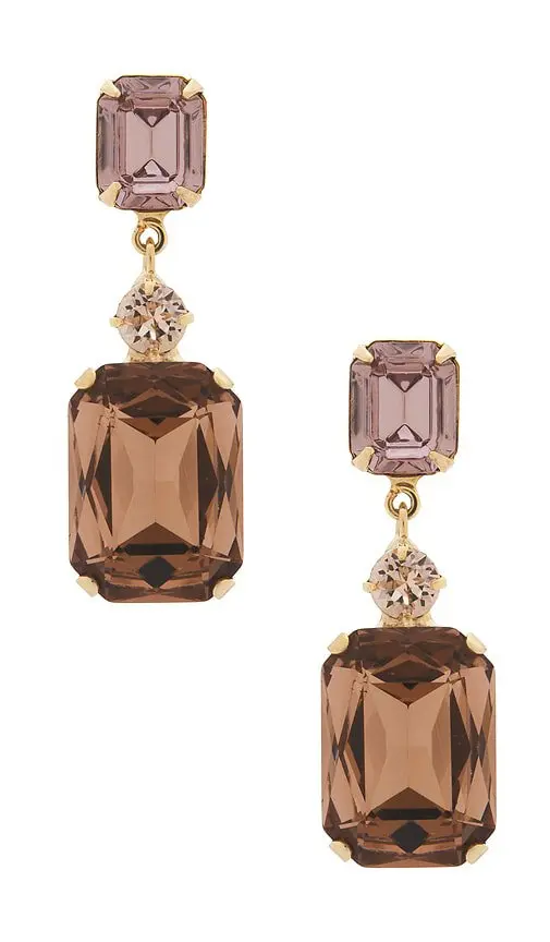 JENNIFER BEHR Justine" Gemstone Drop Earrings - Blush