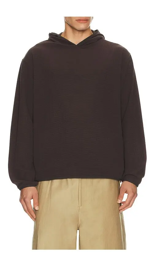 LE17SEPTEMBRE Waffle Knit Pullover Hoodie In . Also